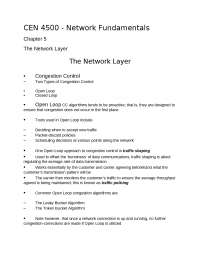 The Network Layer – Network Fundamentals | CEN 4500 - Docsity