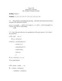 2 Solved Problems on Engine Functions - Homework 2 | CHEM 113B - Docsity