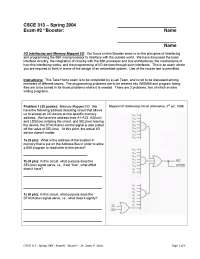 Exam 2 Booster - Embedded System Problems | CSCE 313 - Docsity