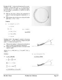 Solved Problems on Mechanics II- Dynamics - Assignment 3 | ME 206 - Docsity