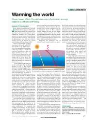 Greenhouse Effects: Fourier Concepts of Planetary Energy Balance | MET ...