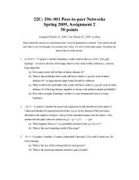 Peer-to-Peer Networks Assignment 1 - Topics in Computer Science | 22C 196 - Docsity