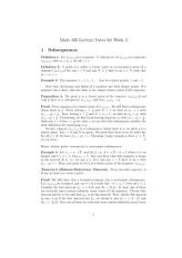 Notes on Sequences in Classical Analysis I | MATH 403 - Docsity