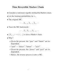 Time Reversible Markov Chain - Stochastic Modeling | STAT 416 - Docsity