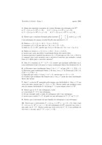 Álgebra Linear - Lista com exercicios de algebra linear - Docsity