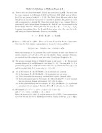Midterm Exam 2 Solutions - Introduction to Abstract Algebra | MATH 113 - Docsity