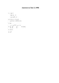 6 Problems on Vector Calculus - Examination 3 | MATH 241 - Docsity