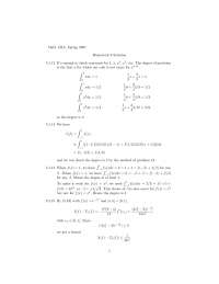 Homework 6 Solutions | Numerical Analysis | MATH 128A | Assignments Mathematical Methods for ...