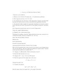 Review Sheet for Midterm Examination 2 - Calculus II | MATH 141 - Docsity