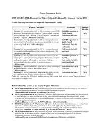 Course Learning Outcome and Expected Performance Criteria - Exam | COP 4331 | Exams Computer ...