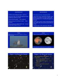 Astronomy - Our Place in the Universe - Slides | AST 2002 - Docsity