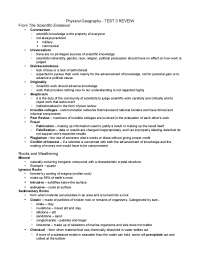 Physical Geography - Exam 3 Review | GEOG 1401 - Docsity