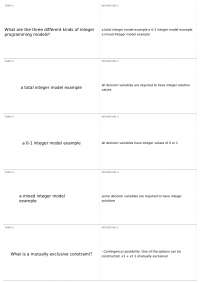 Chap 5 | BIT 2406 - Quantitative Methods - Docsity