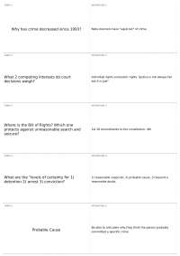 Exam 1 Flashcards | SOC 190 - Honors Introduction to Criminal Justice ...