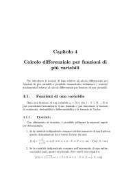 Esercizi e complementi di matematica per l economia 4 - Docsity
