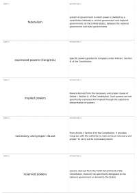 Chapter 3 | PSC 101 - Intro American Politics | Quizzes Political ...