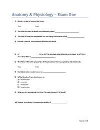 279 questions on Final Exam of Anatomy and Physiology | | Exams Physiology | Docsity