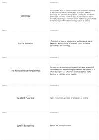 Slack Test 1 | SOCL 2001 - INTRODUCTORY SOCL - Docsity