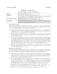 Problem Set 7 Questions - Probability with Engineering Applications | ECE 313 - Docsity