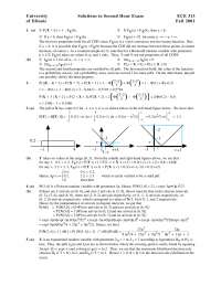 Probability with Engineering Applications - Exam II | ECE 313 - Docsity