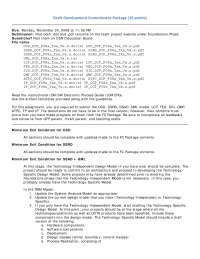 The Draft Development Commitment Package - Homework | CSCI 577A - Docsity