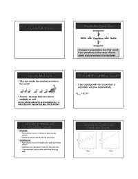 Population Growth, Population Dynamics - Wildlife Biology Principles ...