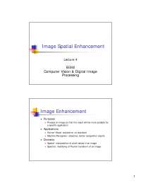 Computer Vision and Digital Image Processing - Lecture Slides | ECE 582 - Docsity