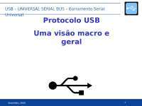 Protocolo USB - Trabalho sobre Protocolo USB | Docsity