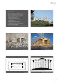 Costruzione dell'Architettura - L 1 - Il tempio greco - Docsity
