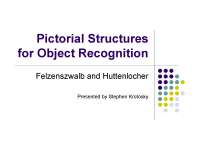 Pictorial Structures for Object Recognition - Lecture Slides | CSE 252B - Docsity