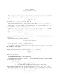 Homework 1 Solutions | Abstract Algebra II | MATH 100B - Docsity