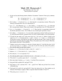 Homework 2 Problems - Mathematical Reasoning | MATH 109 - Docsity