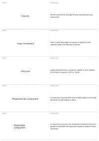 Landslides | GEOL 1500 - Dynamic Earth - Docsity