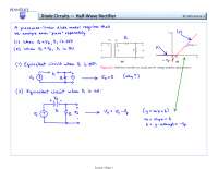 Half Wave Rectifier Waveform in the Diode Circuits | E E 310 - Docsity