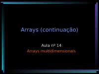 Aula-14 - Arrays (3) - Aula de Linguagem de Programação 1/C++ da ...