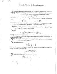 Teoria de espalhamento - lista de exercício resolvida - Docsity