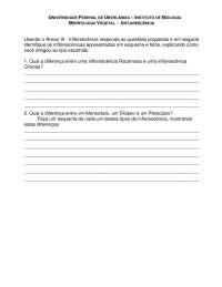 Exercícios Inflorescência - Exercícios Inflorescência - Docsity