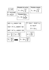 Fórmulas movimento Harmônico - Fórmulas - Fórmulas | Docsity