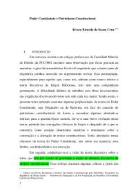 Poder Constituinte e Patriotismo Constitucional - Poder Constituinte e Patriotismo - Docsity