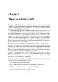 Appunti di Teoria dell'informazione e codici - Parte 6 - Algoritmo di ...