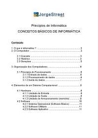 Conceitos-basicos-informatica 1 - Princípios da Informática - Docsity
