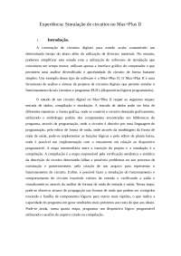 Altera - Max Plus II - Relatório sobre experimento com o Altera Max ...