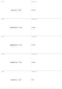 VERBS | SPAN 1102 - ELEMENTARY SPANISH - Docsity