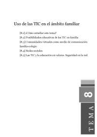 Uso de las TIC en el ámbito familiar - Apuntes de Ciencias de la ...