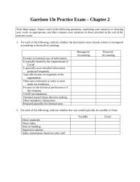 Chapter 2 Practice Exam - Accounting 1 | BUAD 280 - Docsity