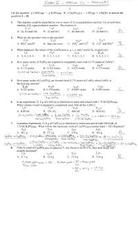 32 Questions on General Chemistry I - Exam 2 | CHEM 1031 - Docsity