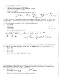 Exam 3 Solved - Introduction Physics | PHYS 1100 - Docsity