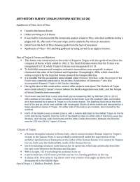 Exam 3 Notes II - Art History Survey 1 Exam 2 Review Notes | ART 1200 ...