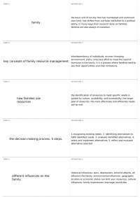 Complexities in managing family resources | HDF 315 - Family Management ...