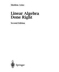 Sheldon Axler Linear Algebra Done Right - Livro de Algebra. Publicaç ...